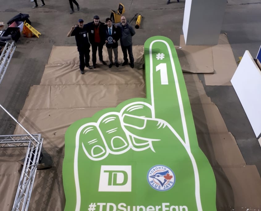 World’s Largest Foam Finger | Experiential Marketing
