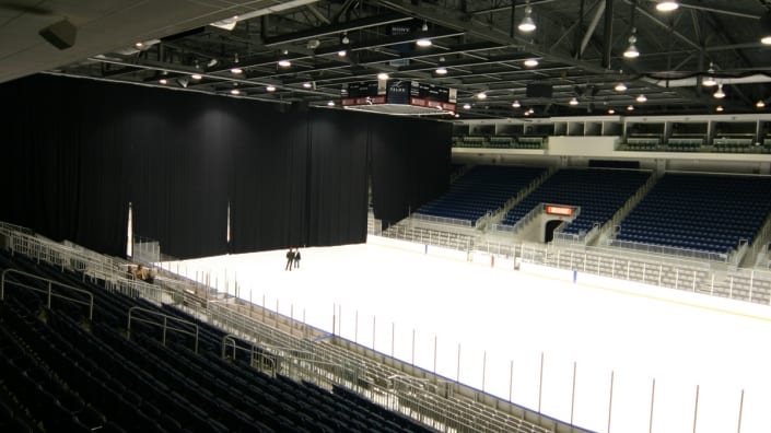 Arena Diver Curtain System | Building Service Installation