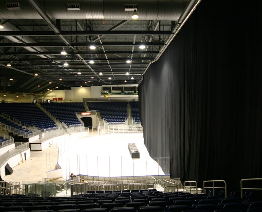 Arena Diver Curtain System | Building Service Installation